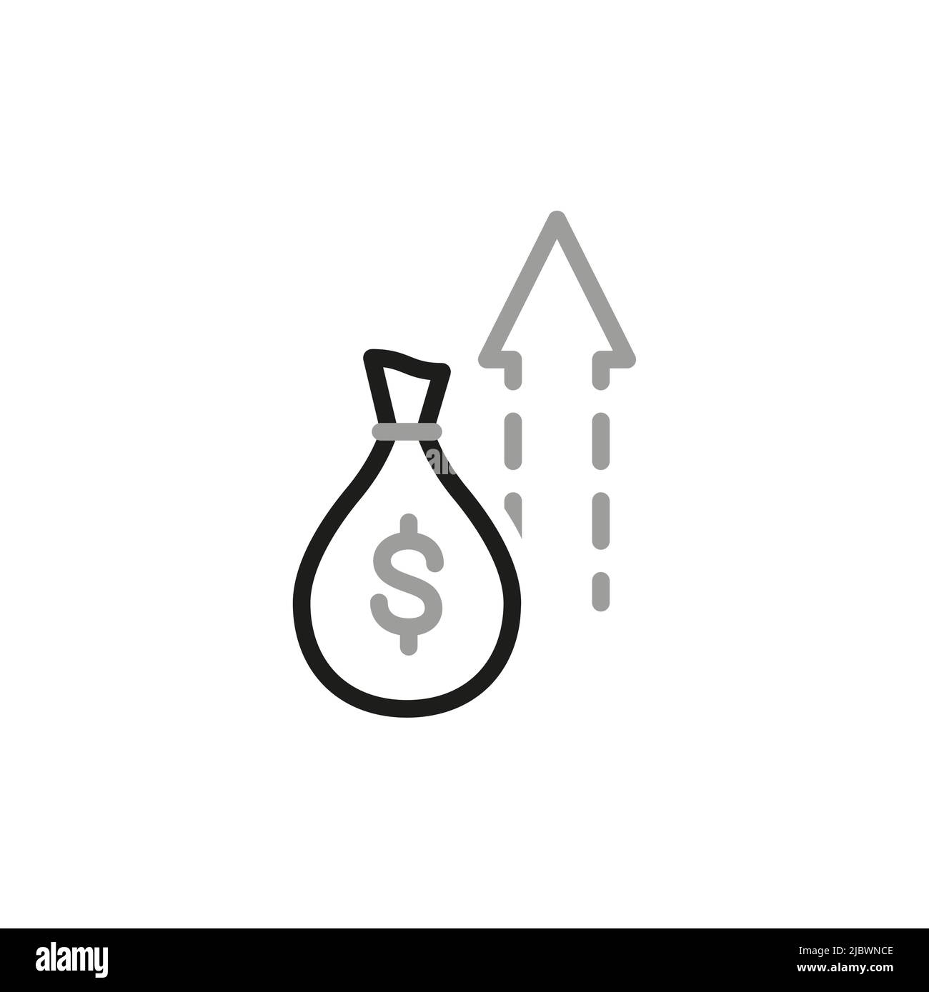 Simple of Money Movement Related Vector Icons. Profit and income growth ...