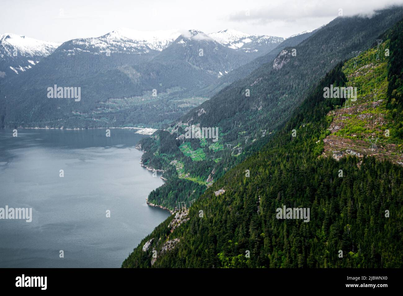 Views from a Vancouver harbour from a DHC-3 de Havilland Turbine Single ...