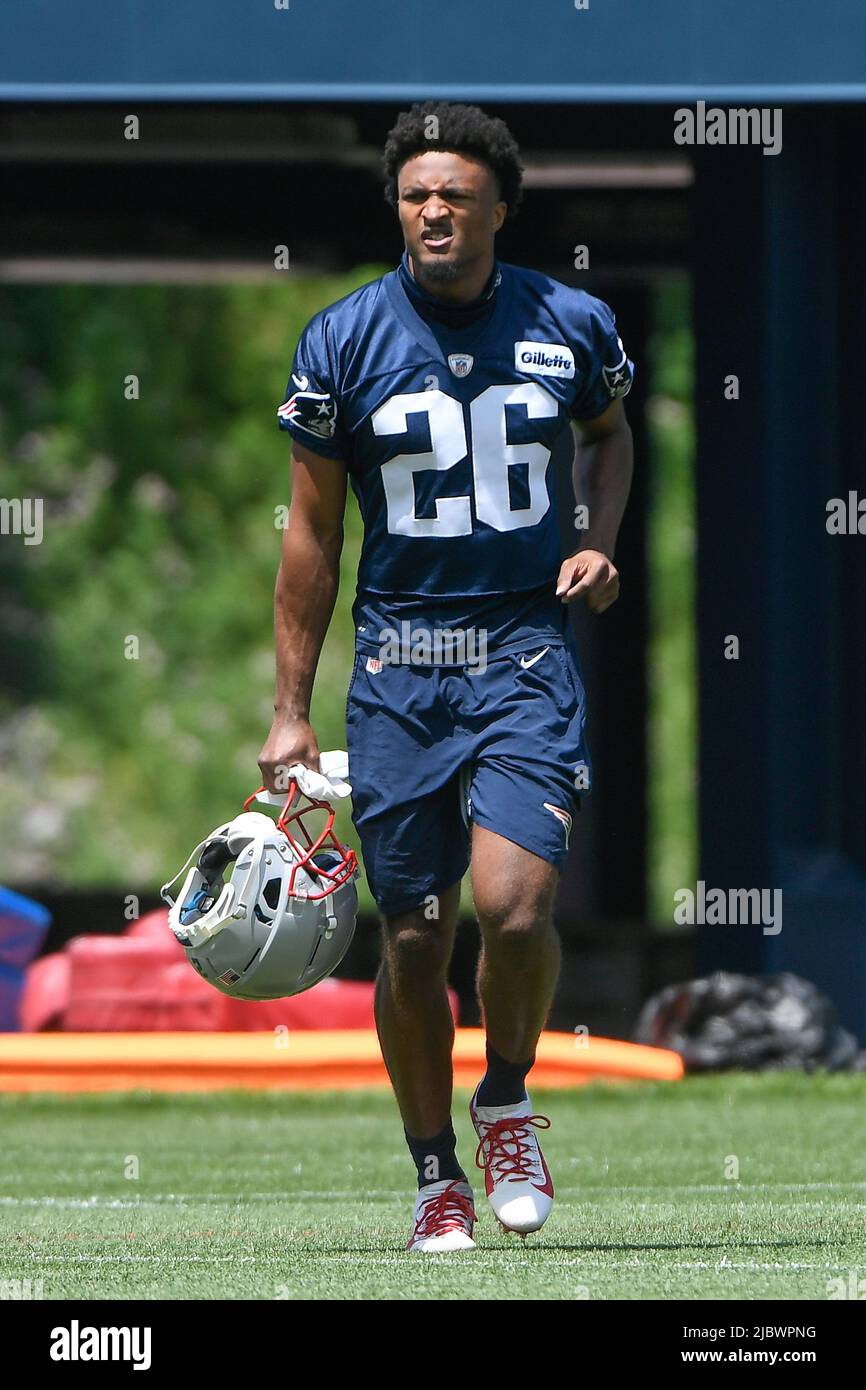 June 8, 2022; Foxborough, MA, USA; New England Patriots cornerback ...