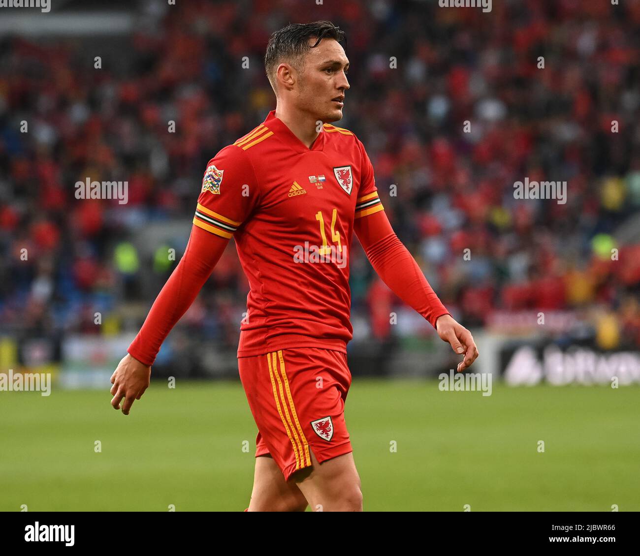 Connor Roberts of Wales during the game Stock Photo - Alamy