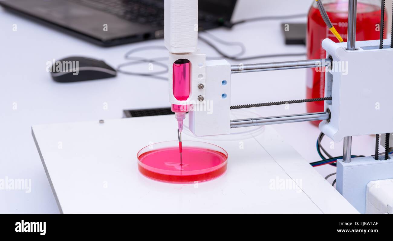 Equipment for genetic research. Medicine PCR robotics. DNA diagnostics ...