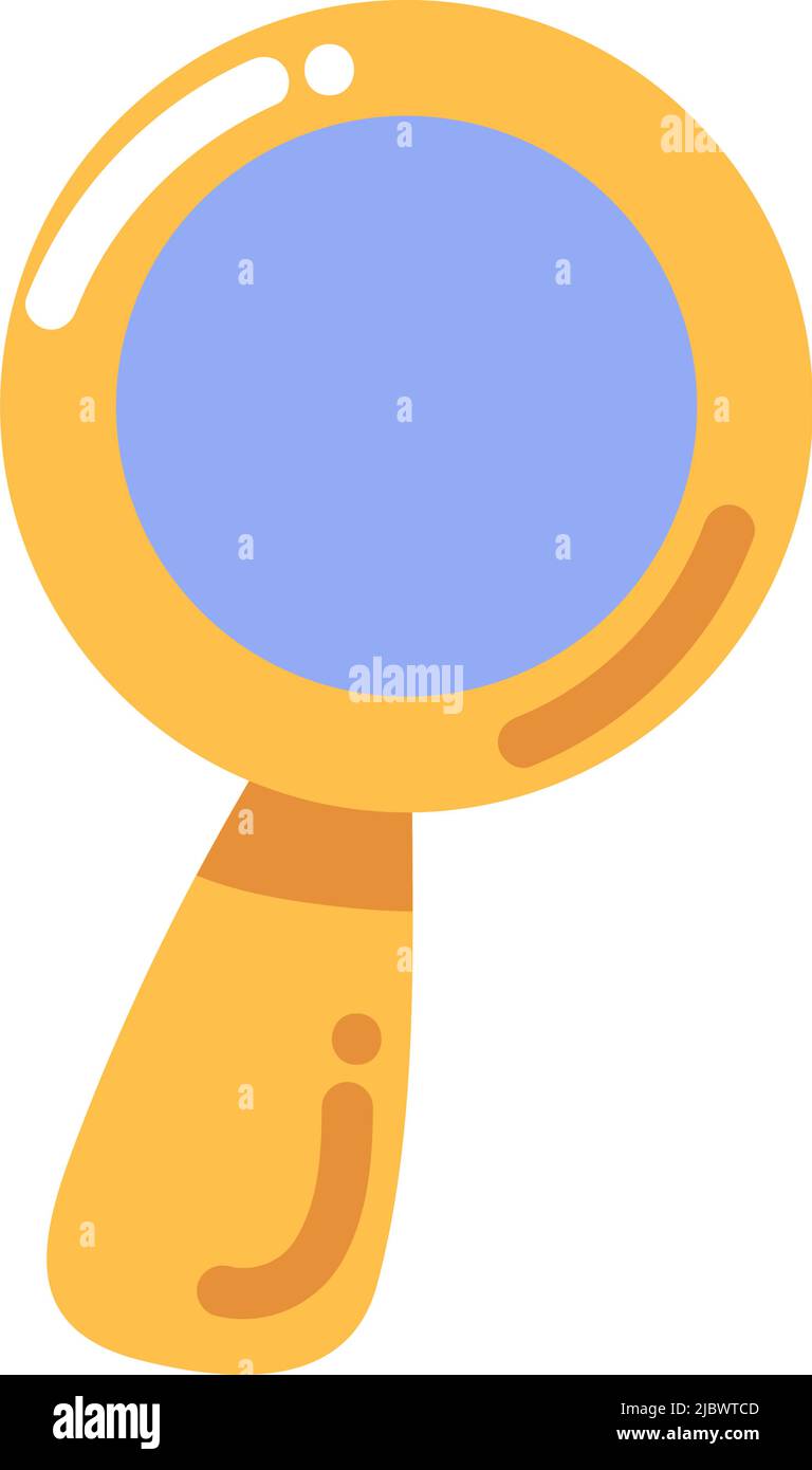 cartoon magnifying glass Stock Vector Image & Art - Alamy