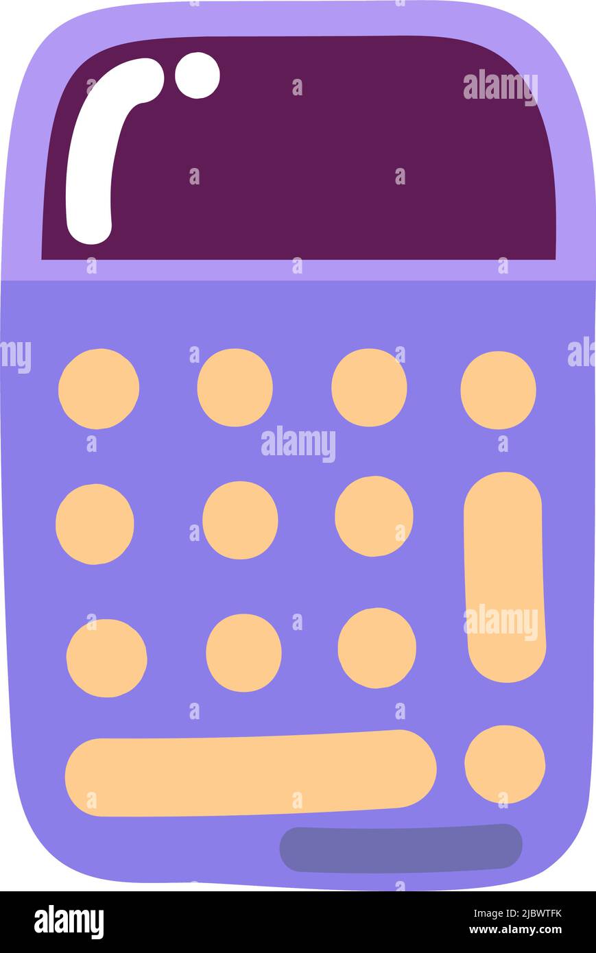 cartoon calculator supply Stock Vector Image & Art - Alamy