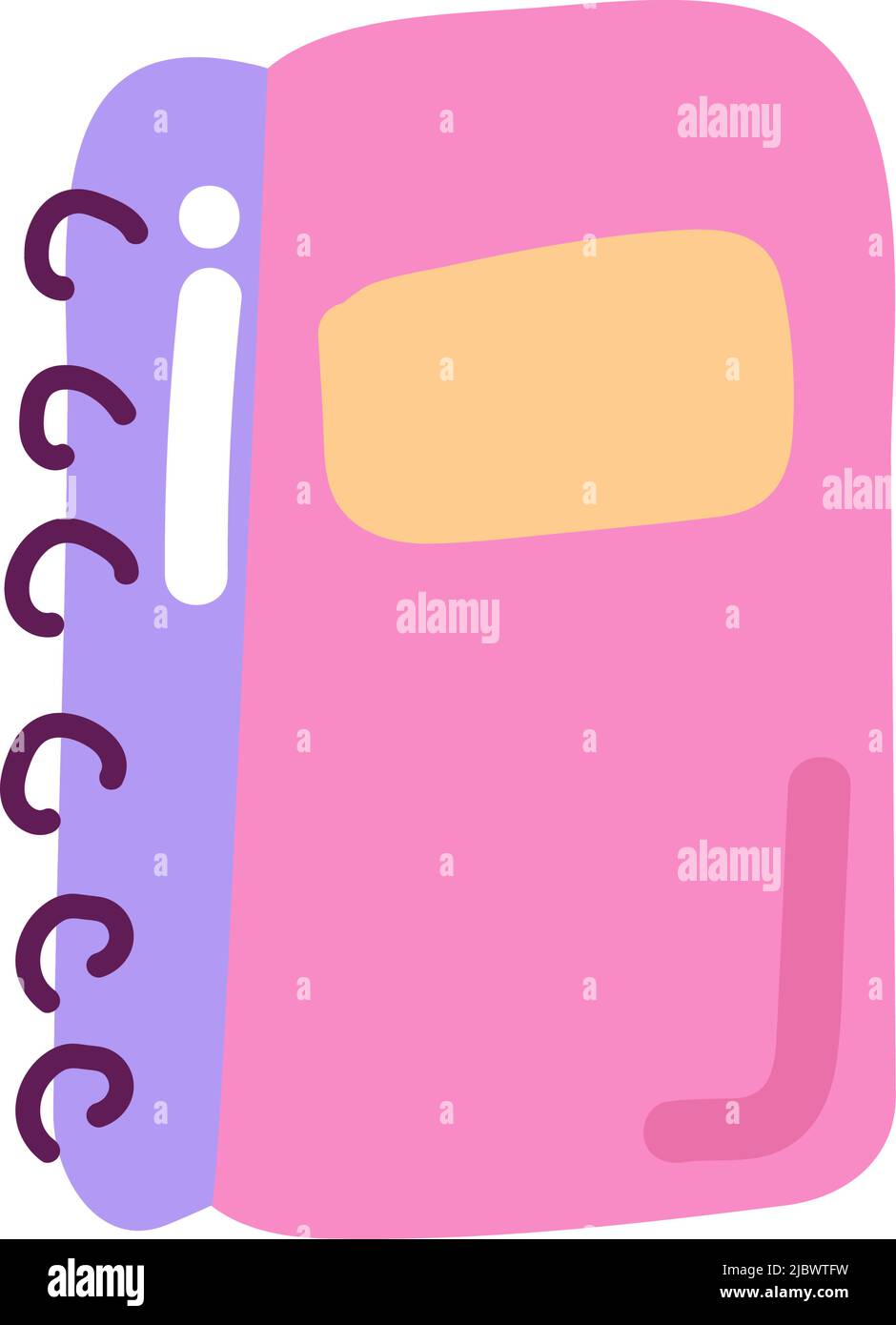 cartoon notebook supply Stock Vector Image & Art - Alamy