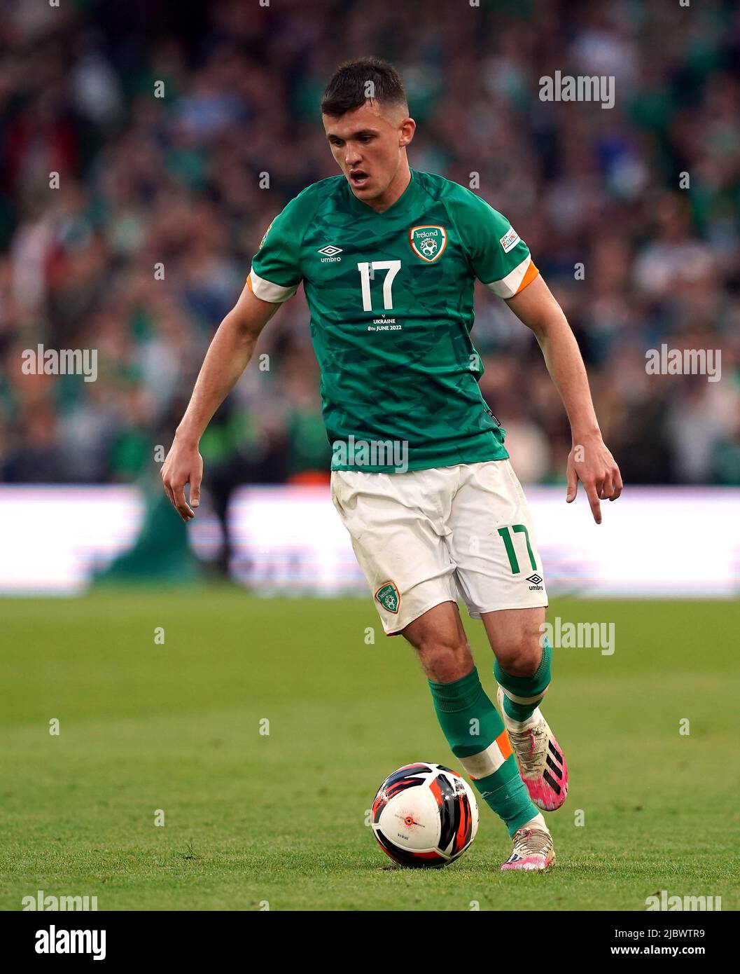 Republic of Ireland's Jason Knight during the UEFA Nations League match ...