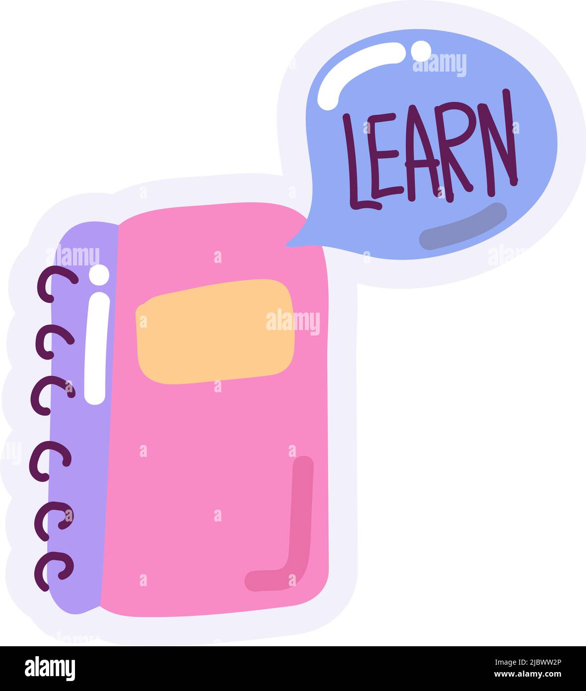 school learn notebook Stock Vector Image & Art - Alamy