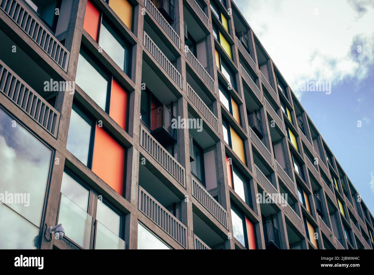 Park Hill Estate, Sheffield, UK - an example of Brutalist architecture ...