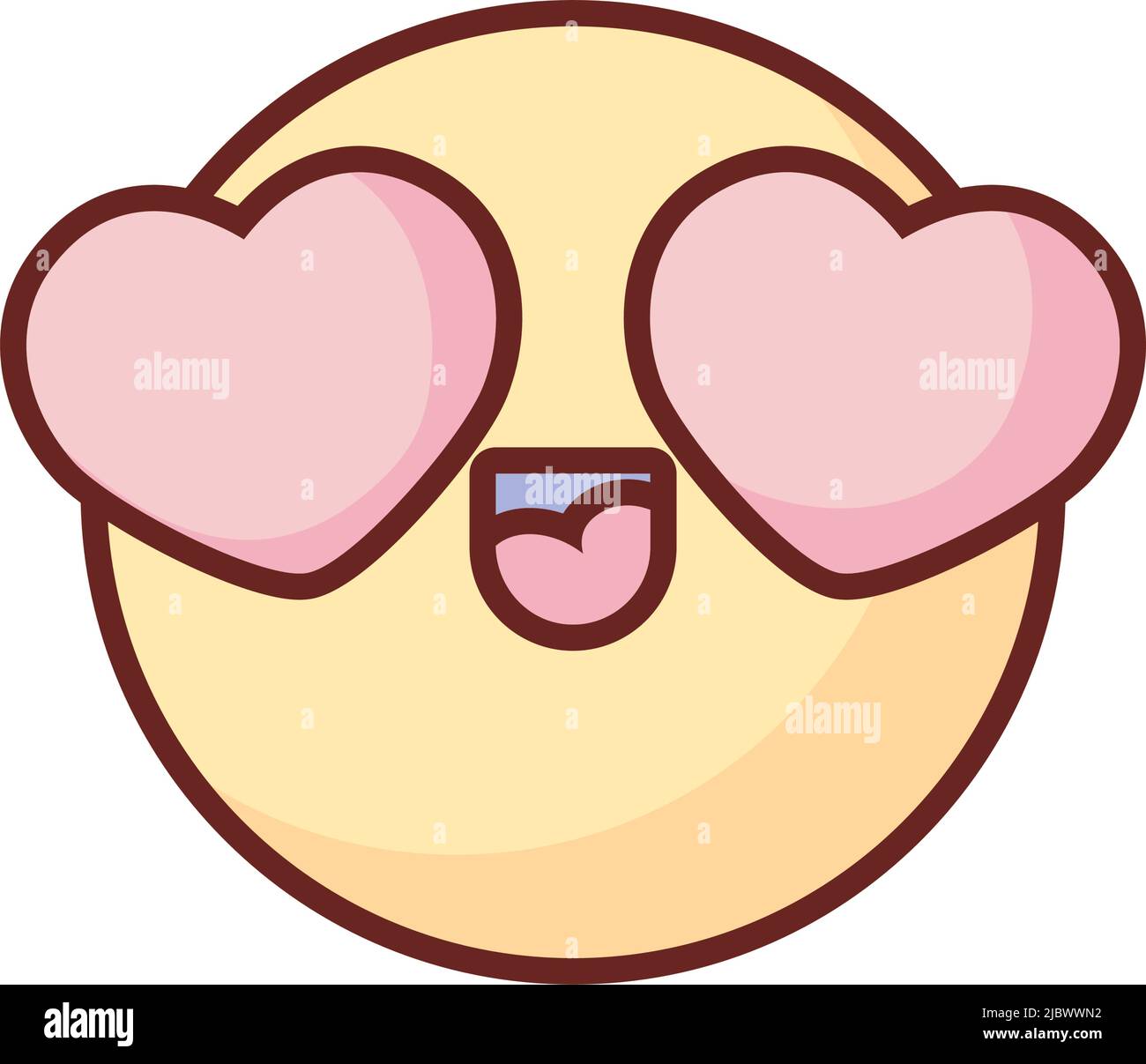emoji love social media Stock Vector Image & Art - Alamy
