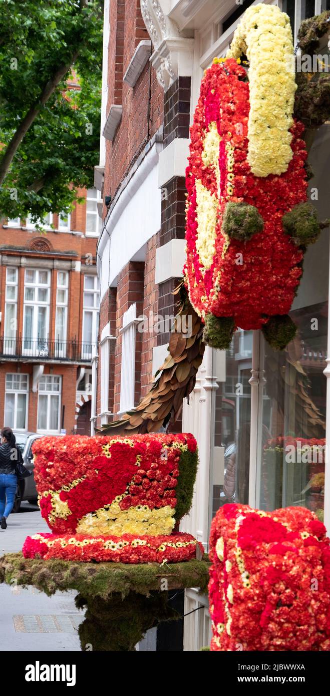 Floral paradise in West London during Chelsea flower show 2022,British ...