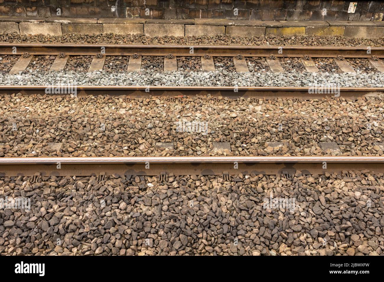 Iron railway sleepers hi-res stock photography and images - Alamy
