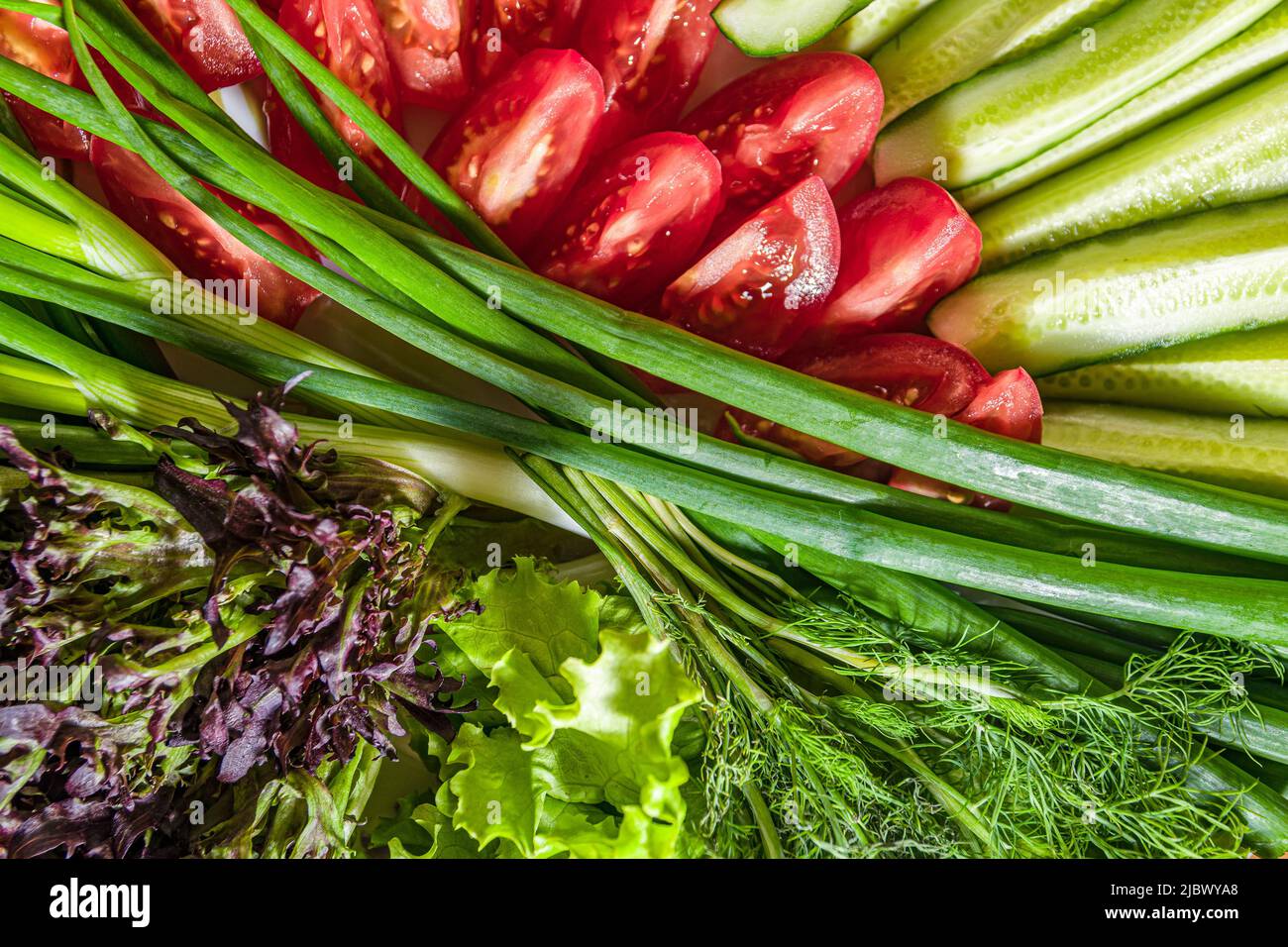 organic food concept background with bunch of fresh juicy vegetables ...