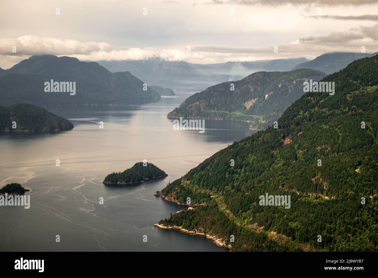 Views from a Vancouver harbour from a DHC-3 de Havilland Turbine Single ...