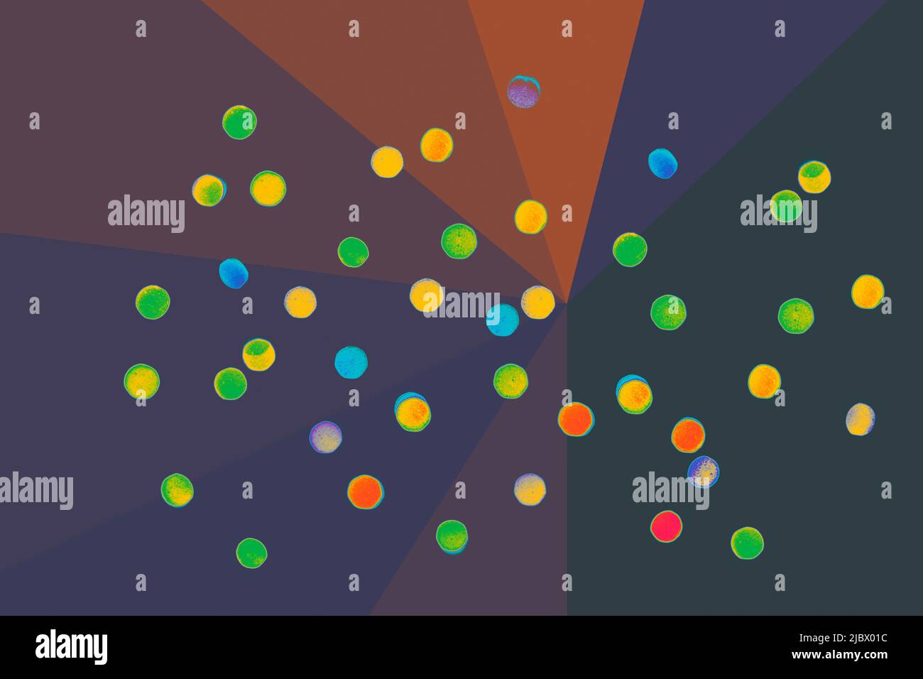 creative concept colorful dots background. Abstract dotted design for ...