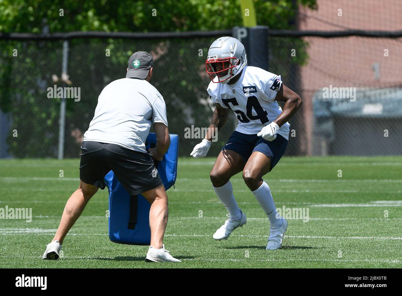 Gillette Stadium. 8th June, 2022. MA, USA; New England Patriots running ...