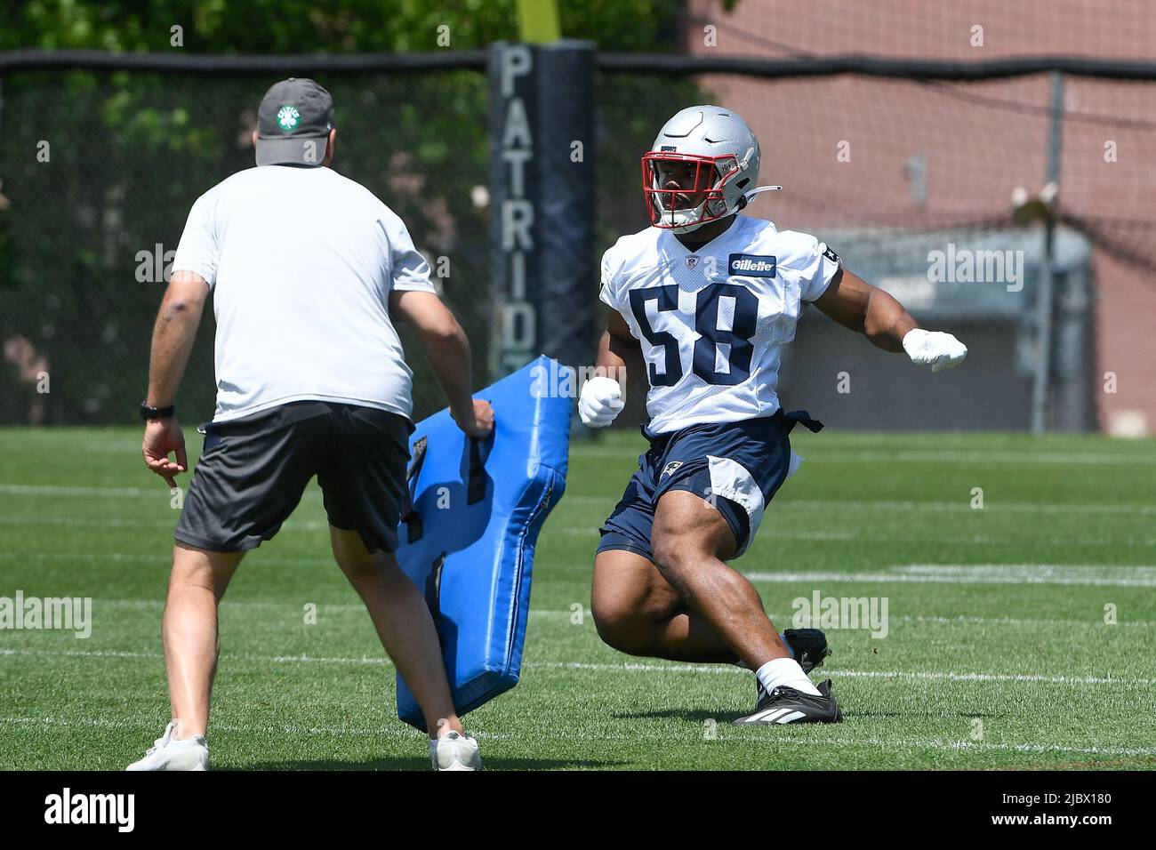 Gillette Stadium. 8th June, 2022. MA, USA; New England Patriots inside ...