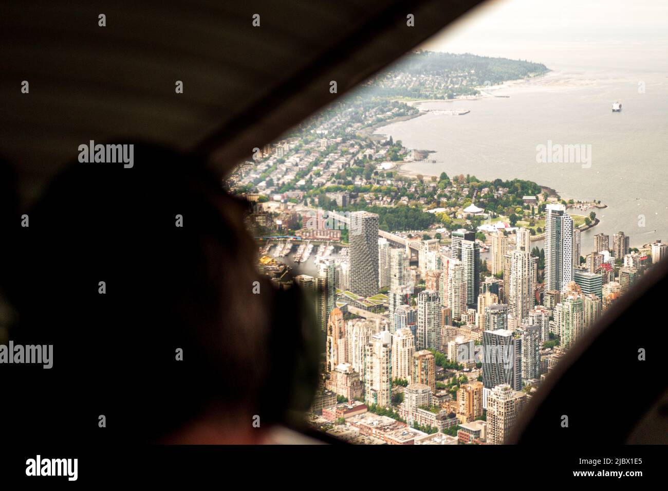 Views from a Vancouver harbour from a DHC-3 de Havilland Turbine Single ...