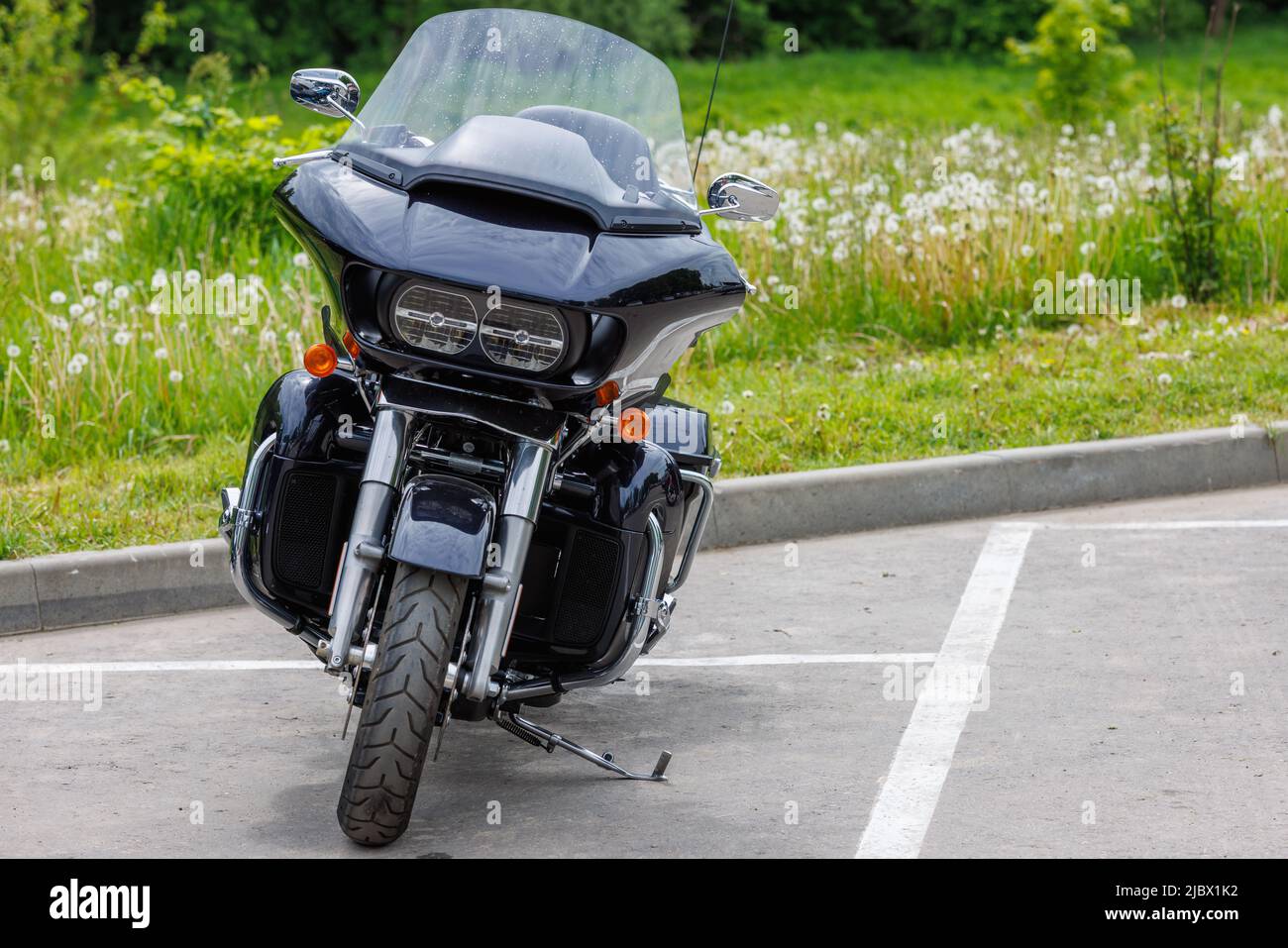 2022 Harley-Davidson Road Glide Limited Motorcycle on asphalt parking ...