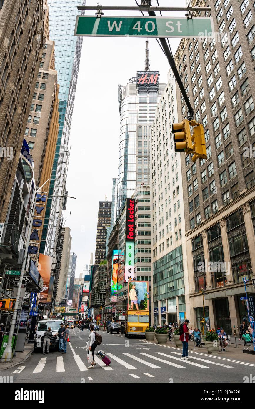 New york street life Stock Photo - Alamy