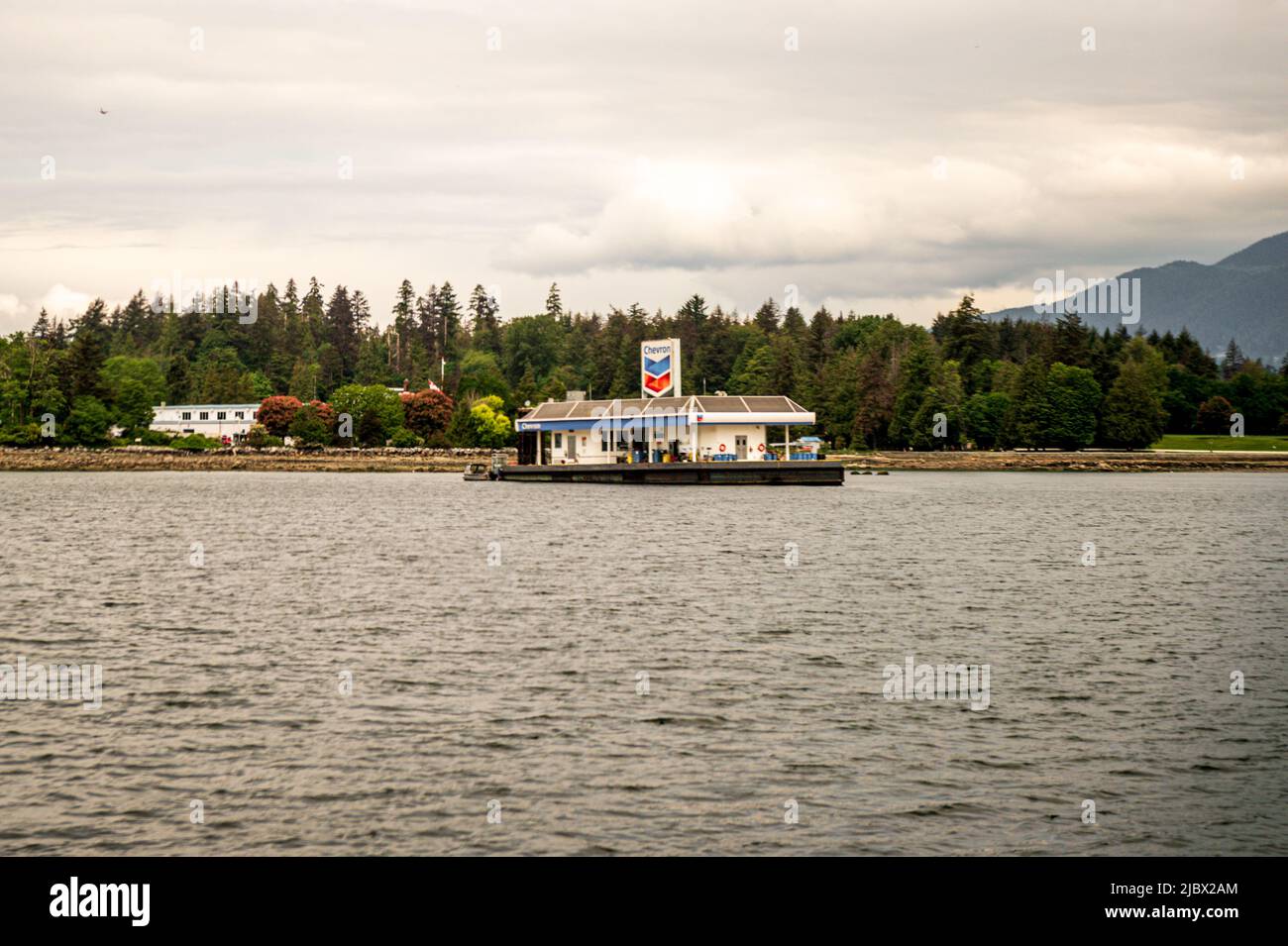 Views from a Vancouver harbour from a DHC-3 de Havilland Turbine Single ...