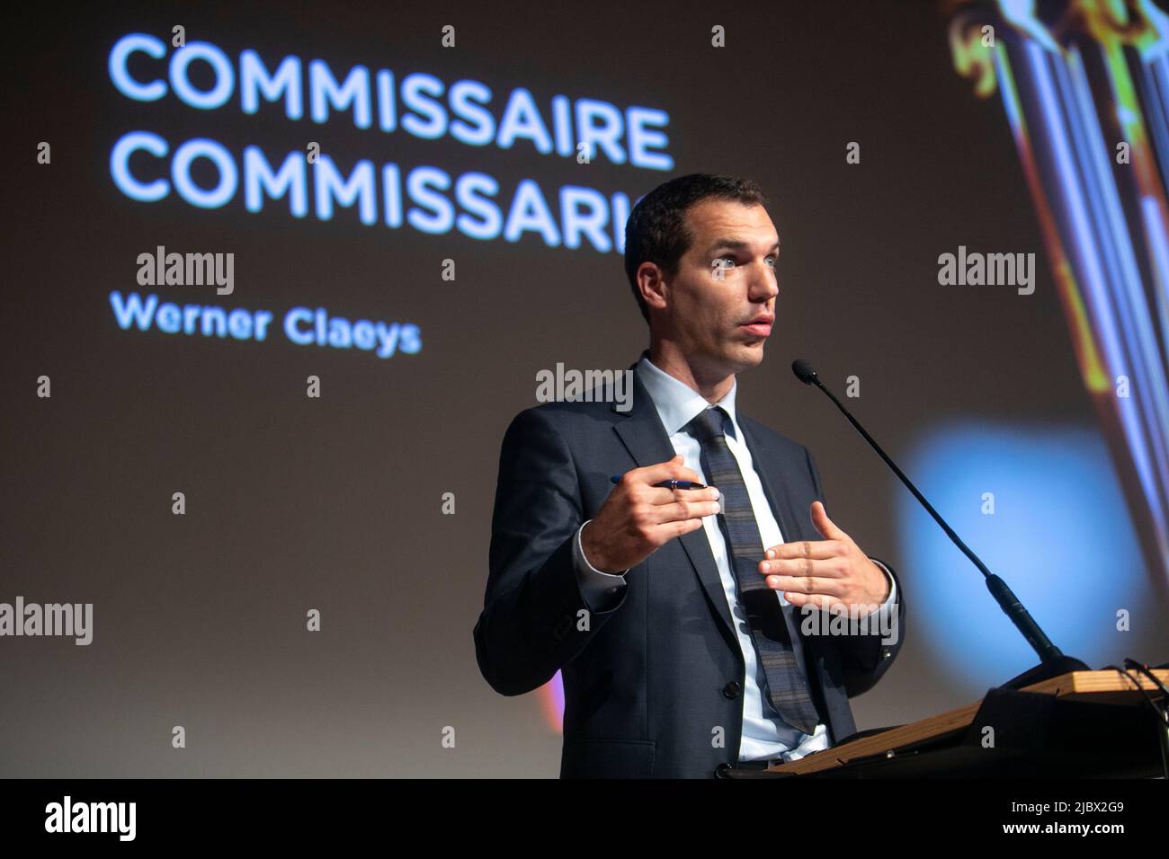 Werner Claeys pictured during the annual general meeting of the Belgian ...