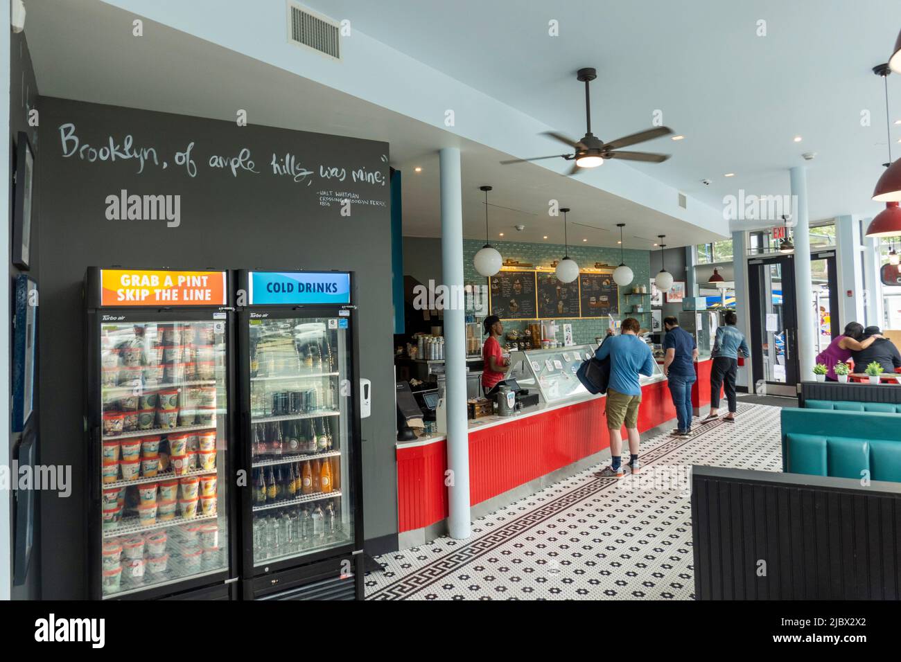 Ample Hills ice cream store in Park Slope Brooklyn NYC Stock Photo - Alamy
