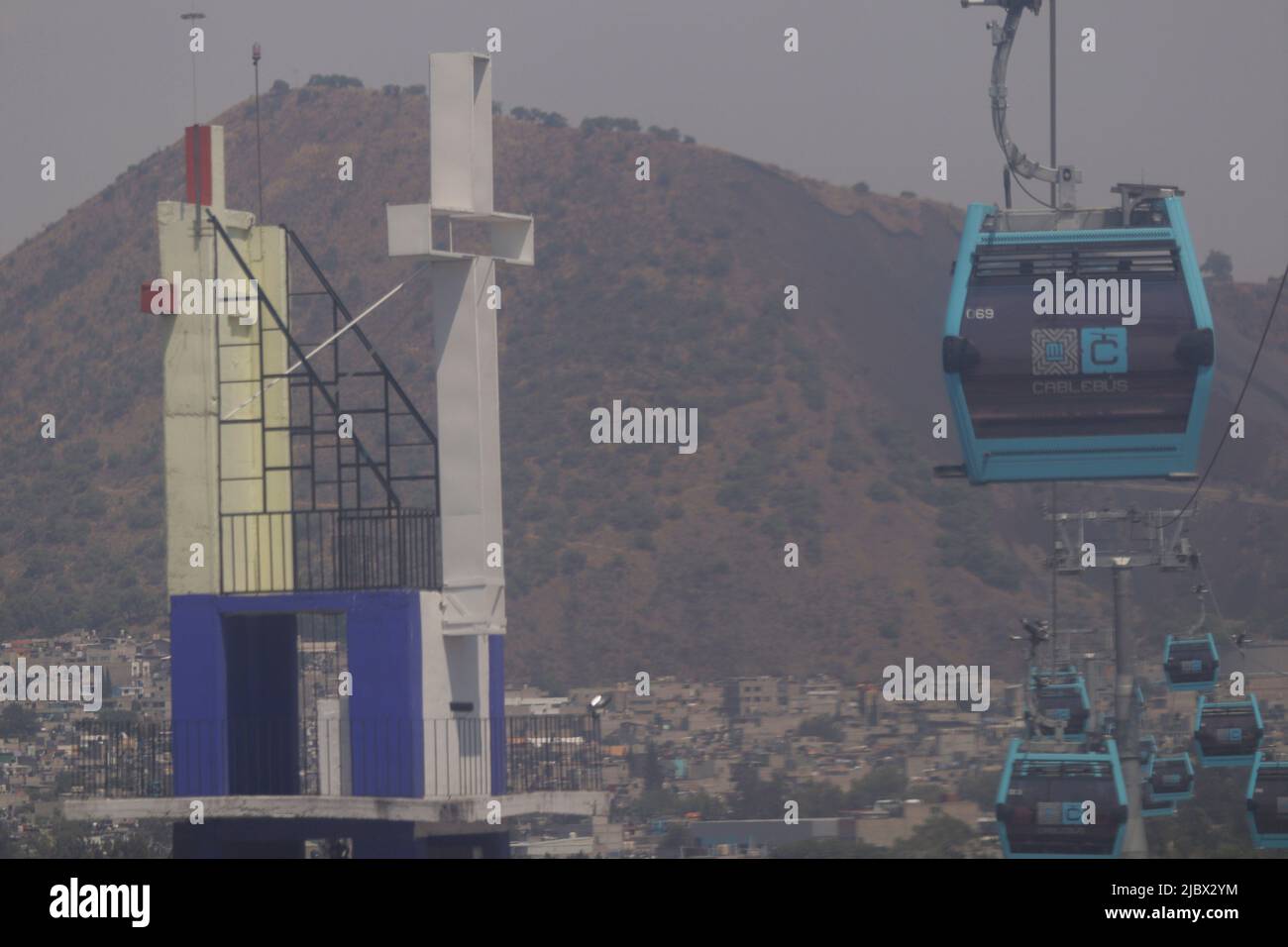 Non Exclusive: Jun 7, 2022, Mexico City, Mexico: Passengers using Line ...