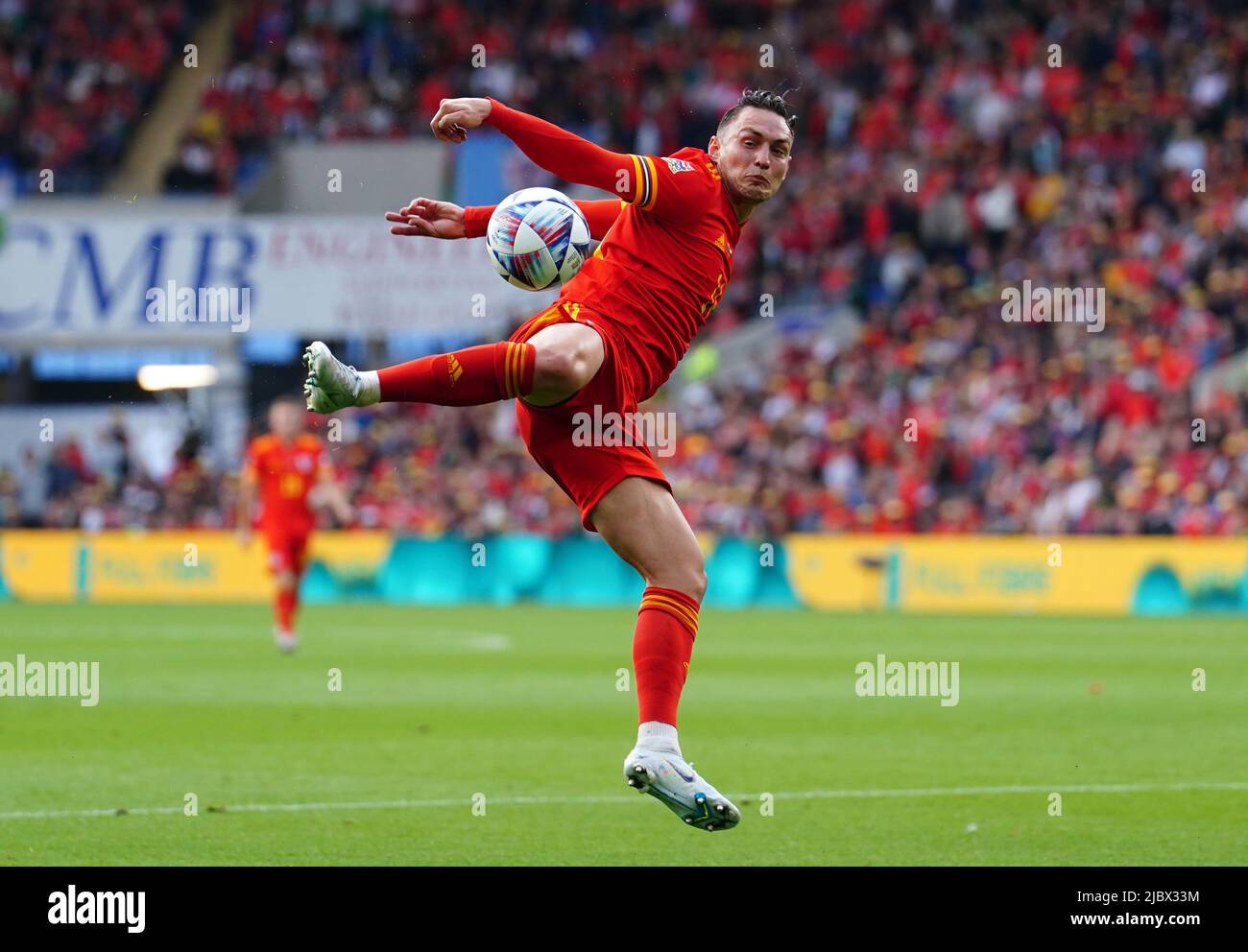Wales' Connor Roberts during the UEFA Nations League match at the ...