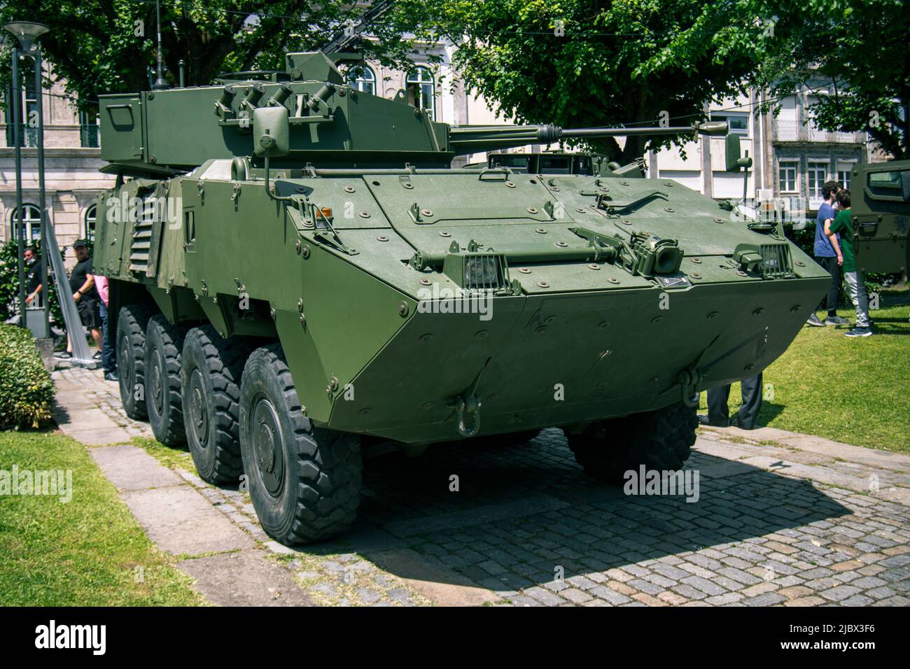 The PANDUR 8x8 serves as a common platform for various armament and ...
