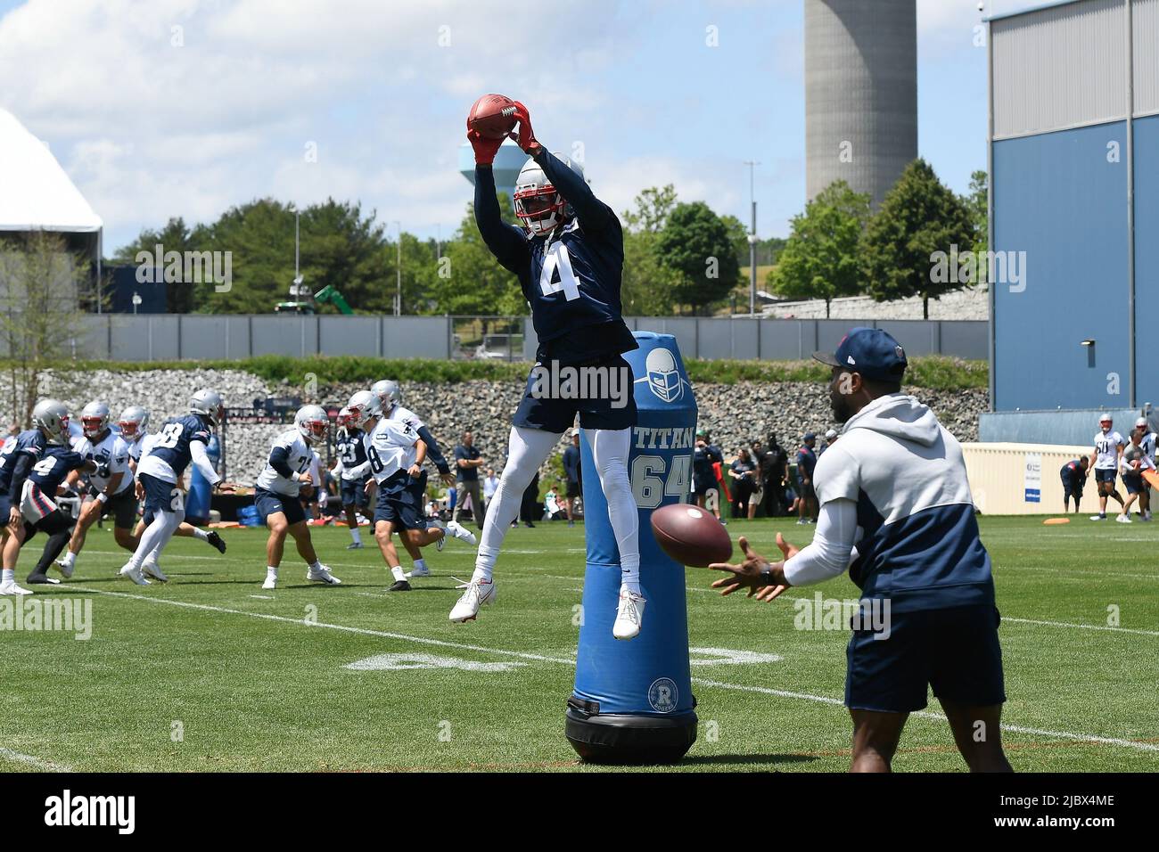 Gillette Stadium. 8th June, 2022. MA, USA; New England Patriots ...