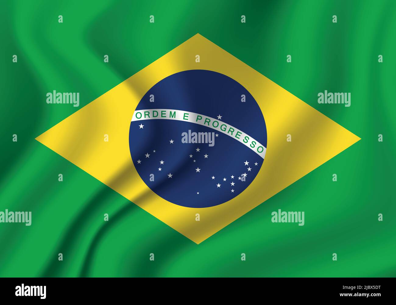 Flag of Brazil. Brazilian national symbol in official colors. Template ...