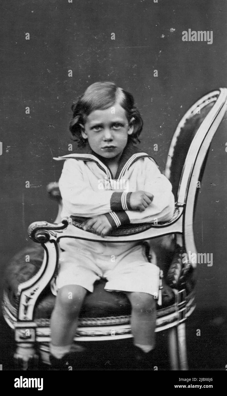 King George as a child. May 03, 1935. (Photo by W. & D. Downey Stock ...