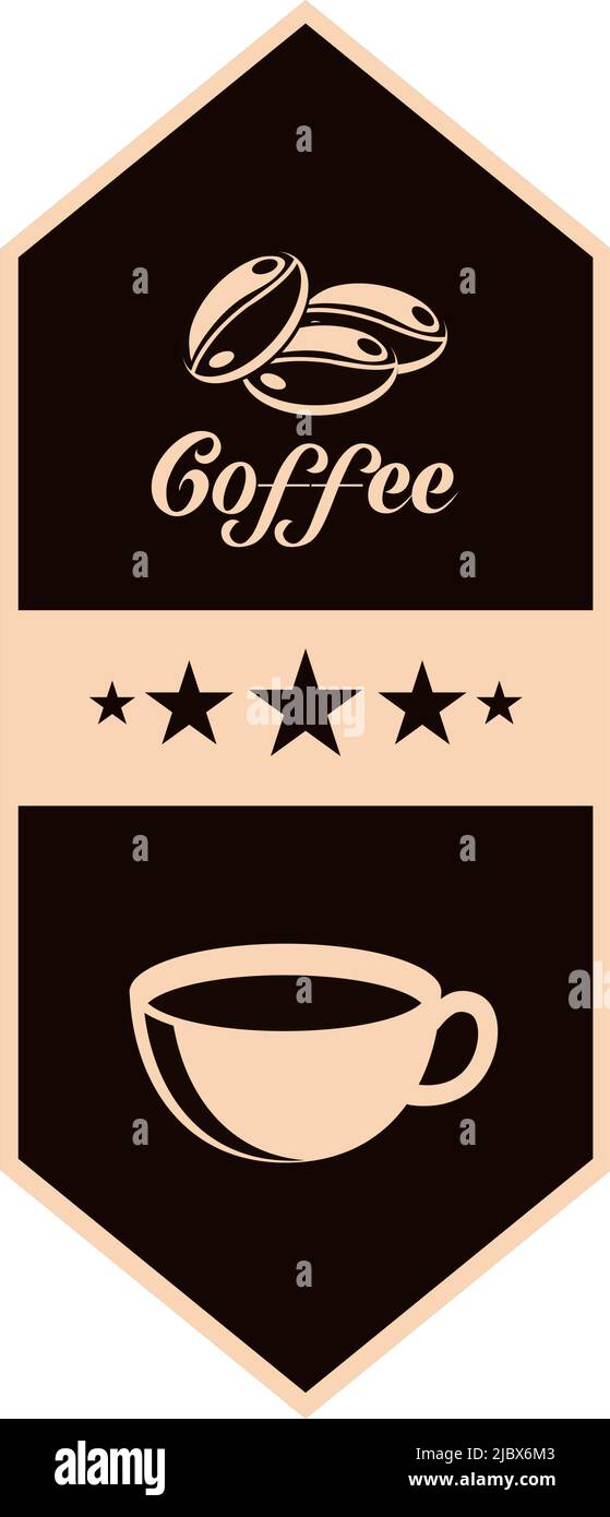 coffee label layout Stock Vector Image & Art - Alamy