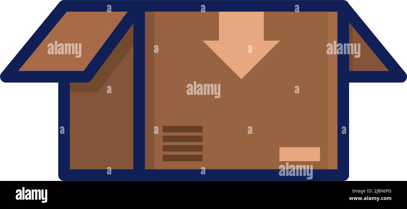 cardboard box icon Stock Vector Image & Art - Alamy