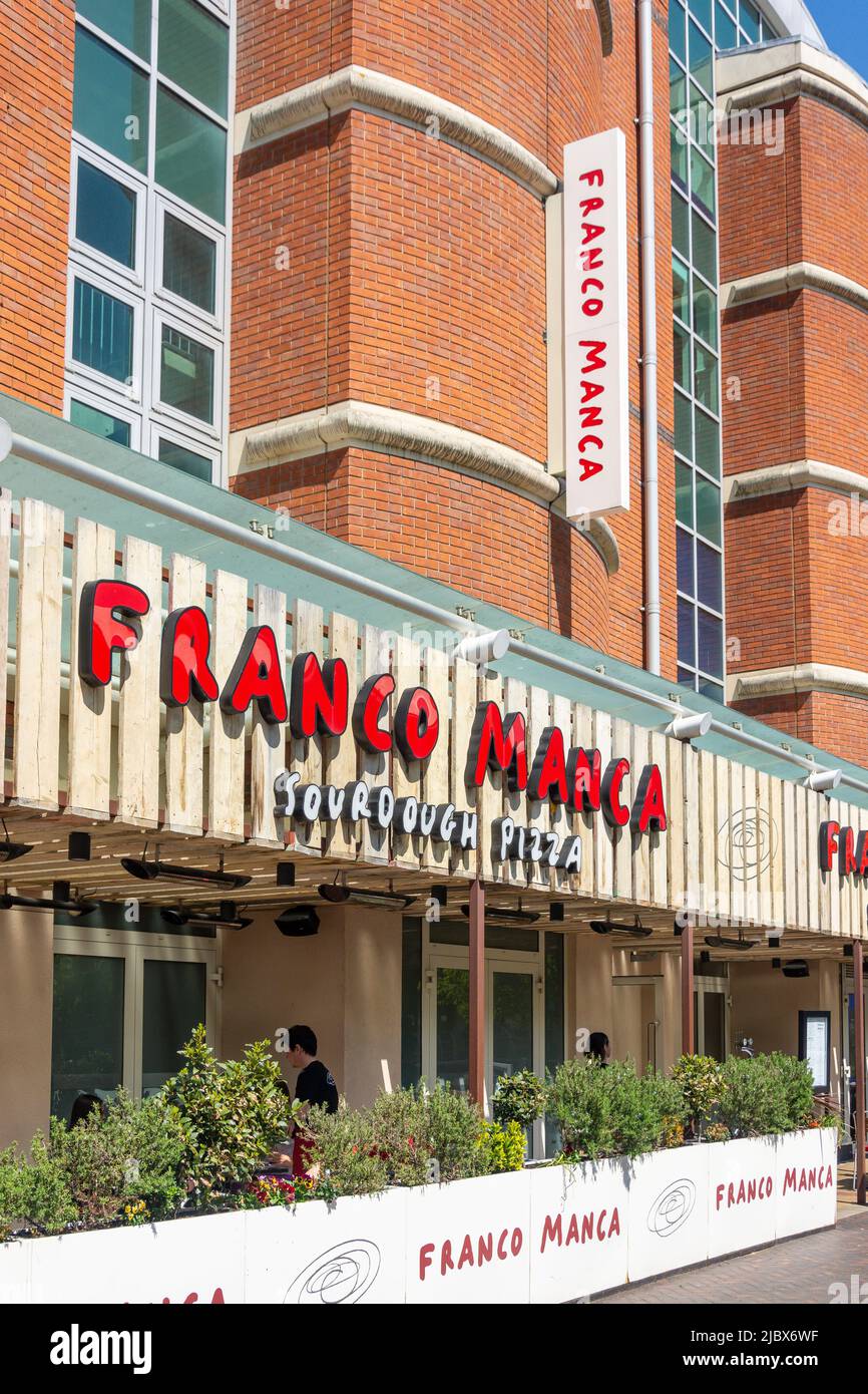 Franco Manca Sourdough Pizza Restaurant, The Oracle Riverside Shopping ...