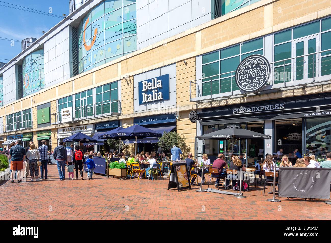 Riverside restaurants, The Oracle Riverside Shopping Centre and River ...