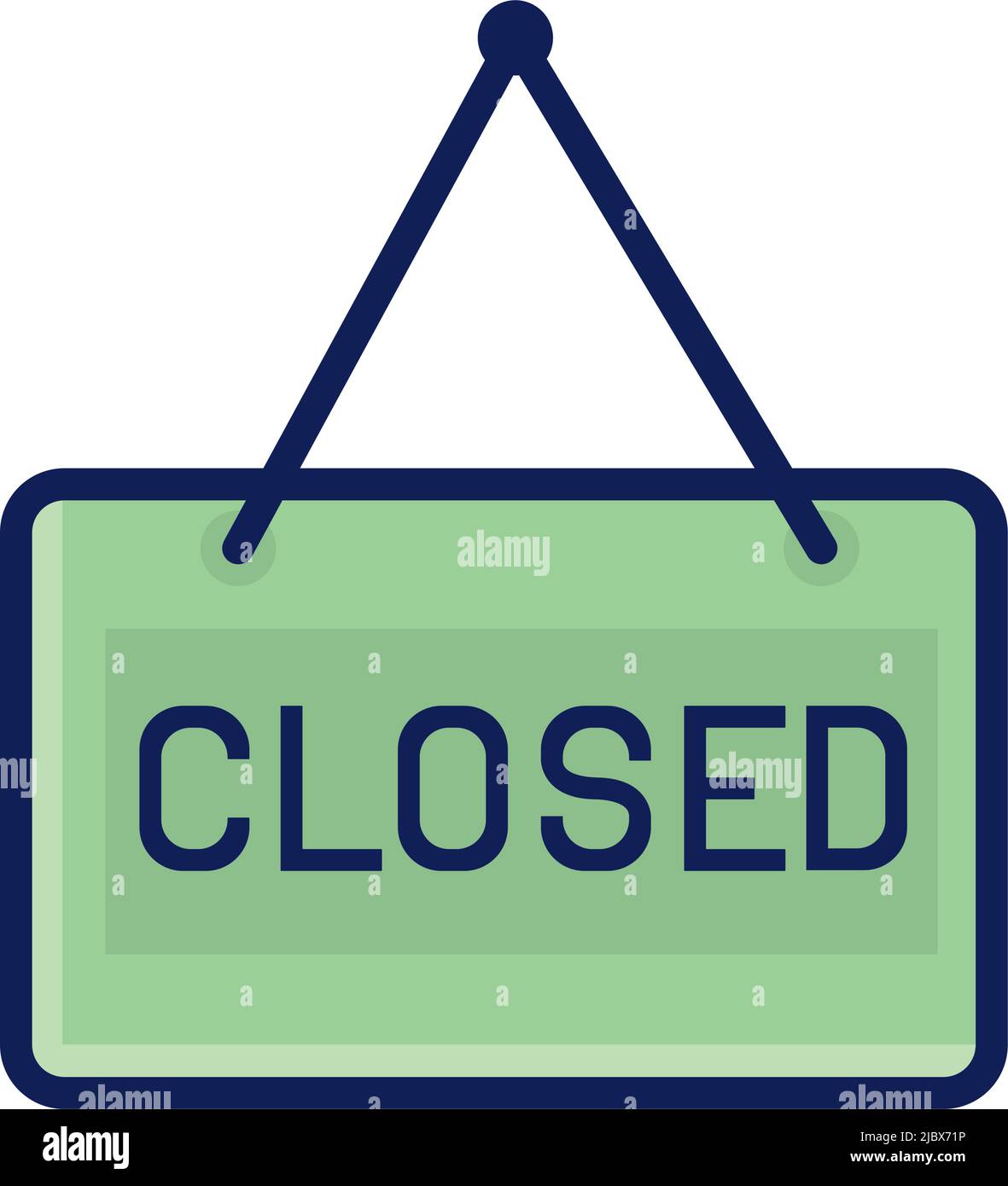hanging closed sign Stock Vector Image & Art - Alamy