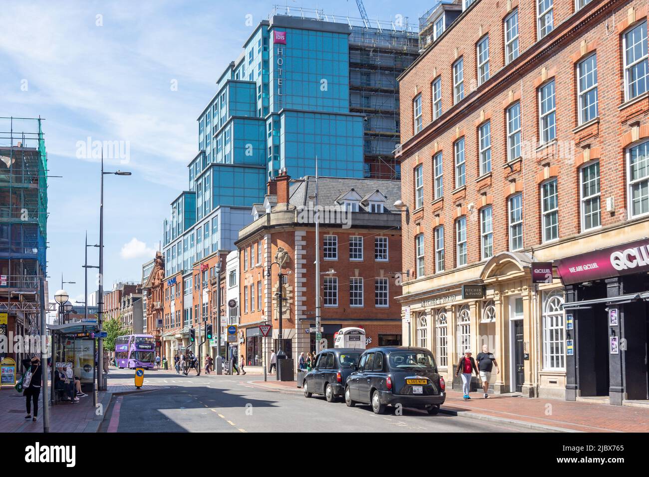 Period buildings, Friar Street, Reading, Berkshire, England, United ...