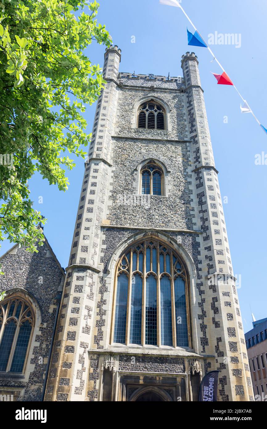 St Lawrence's Church Tower, The Butter Market, Reading, Berkshire ...