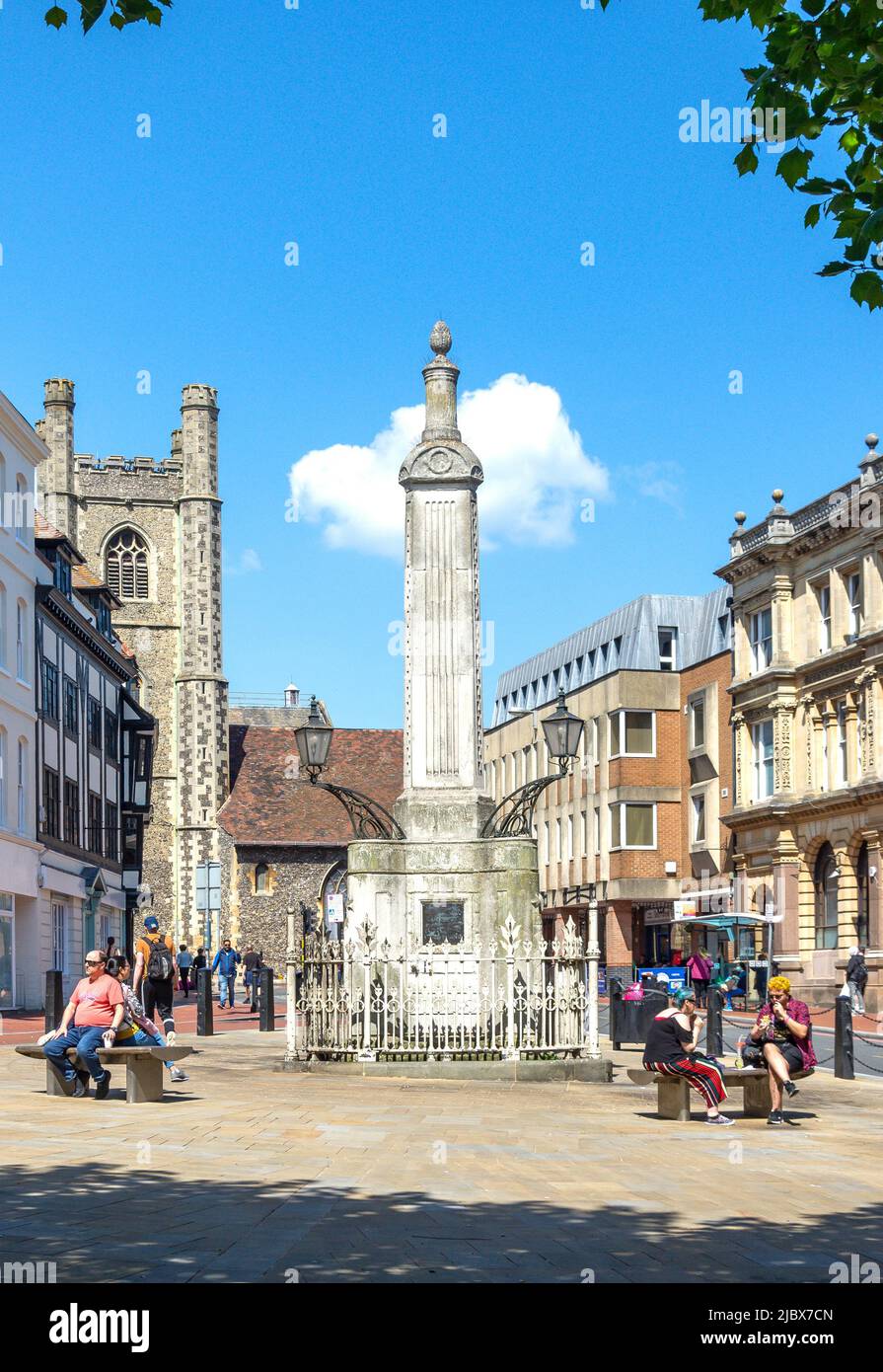 Market Place Square, Market Place, Reading, Berkshire, England, United ...