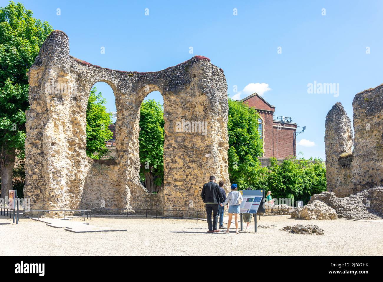 The Ruins of Reading Abbey, Abbey Quarter, Reading, Berkshire, England ...