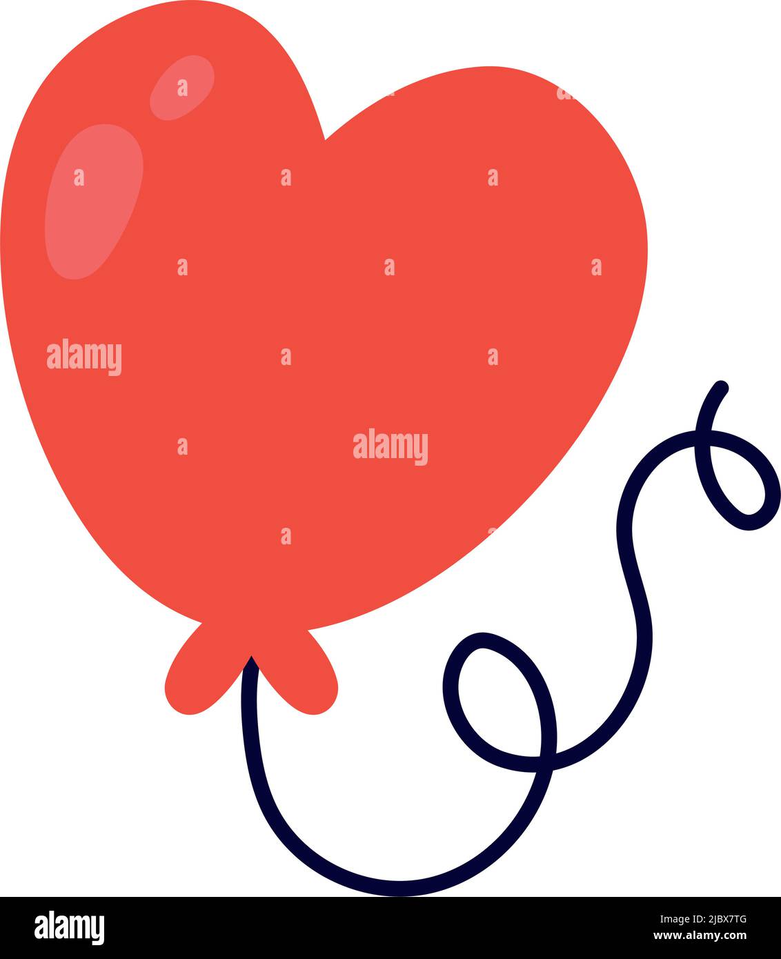 balloon shape heart Stock Vector Image & Art - Alamy
