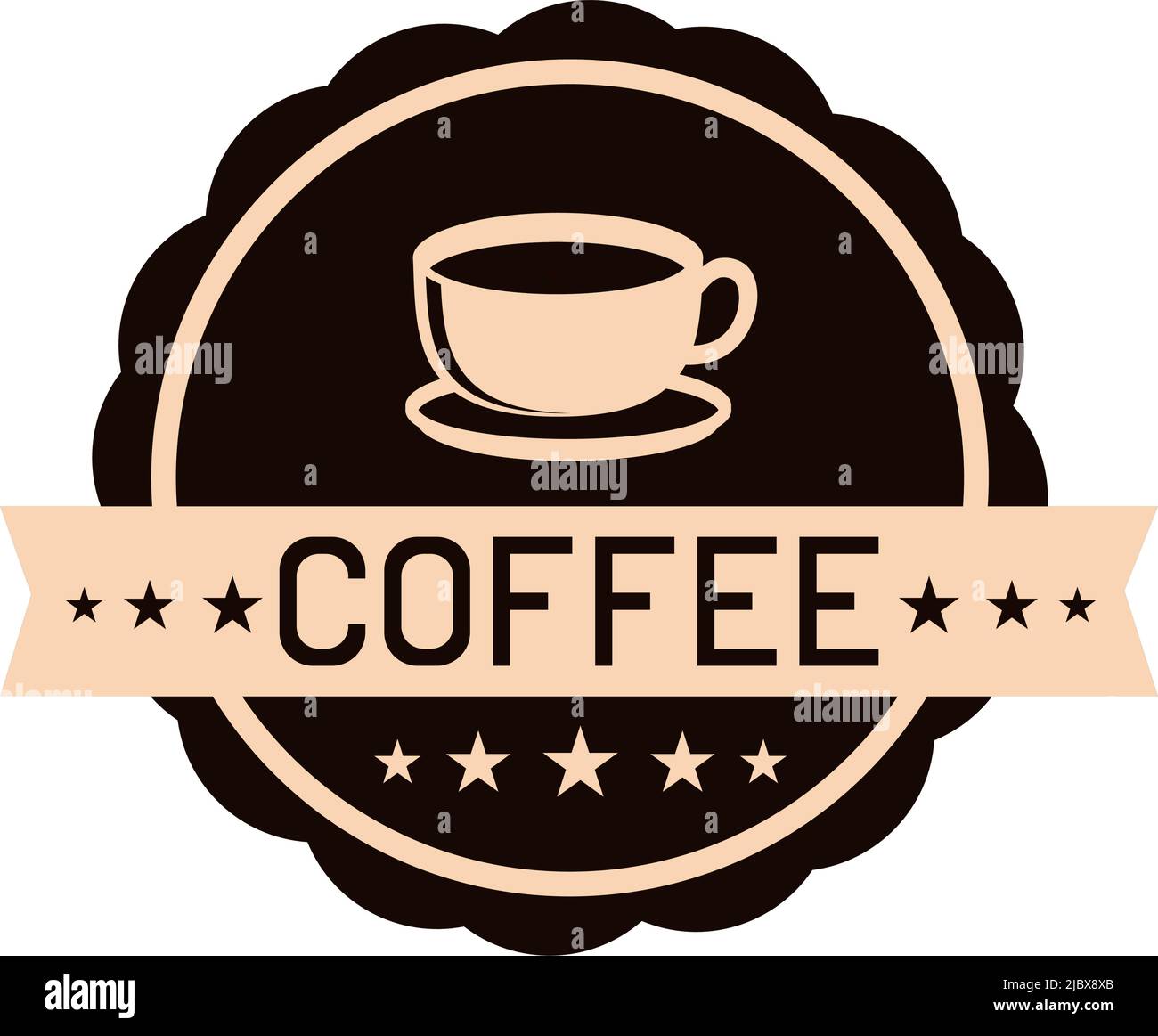 coffee shop label Stock Vector Image & Art - Alamy