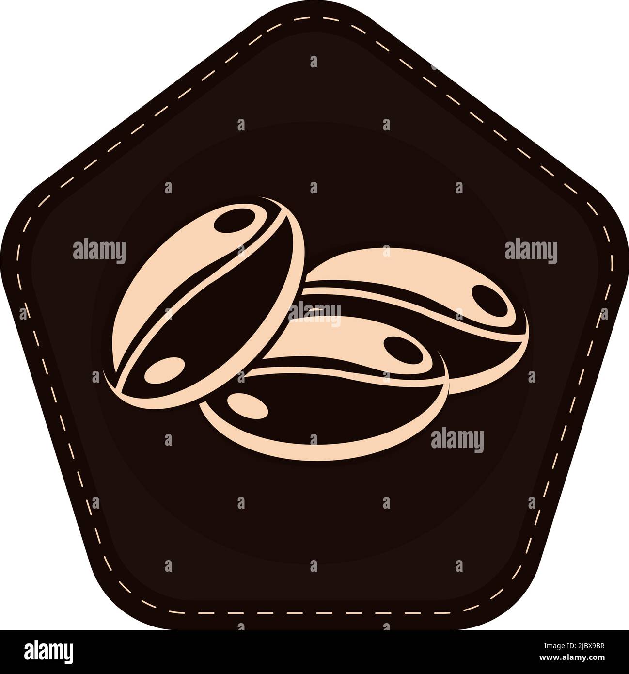 coffee seeds label Stock Vector Image & Art - Alamy