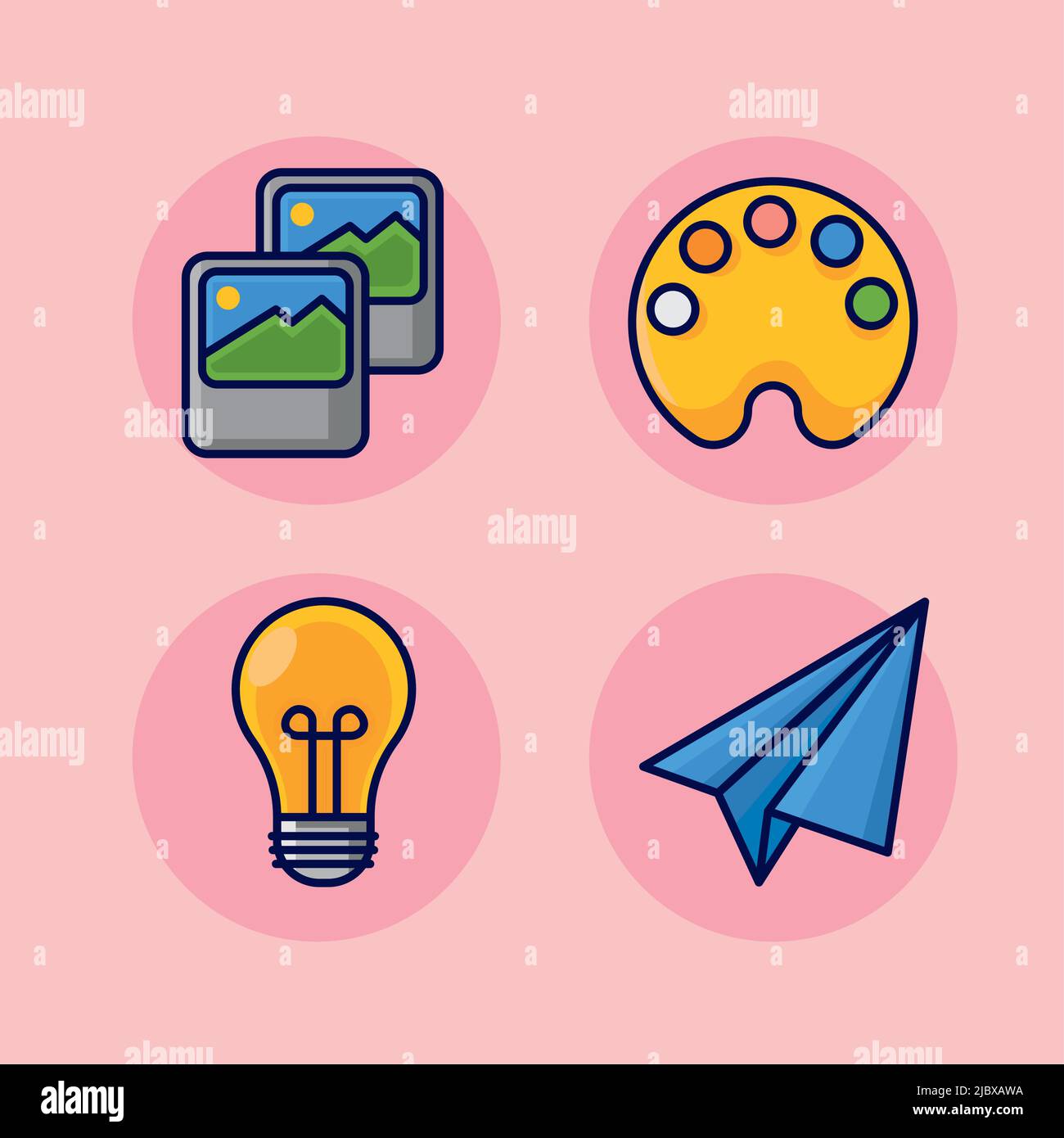 set of graphic design Stock Vector Image & Art - Alamy