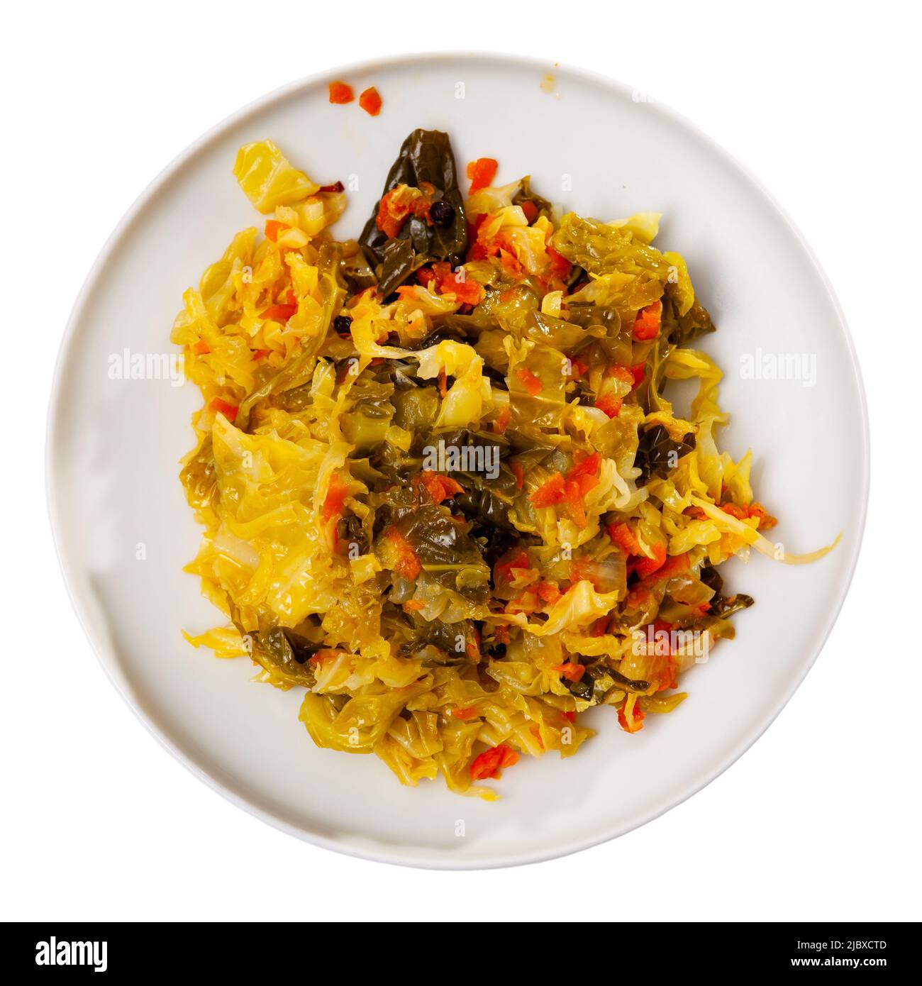 Healthy vegetarian lunch stewed Cut Out Stock Images & Pictures - Alamy