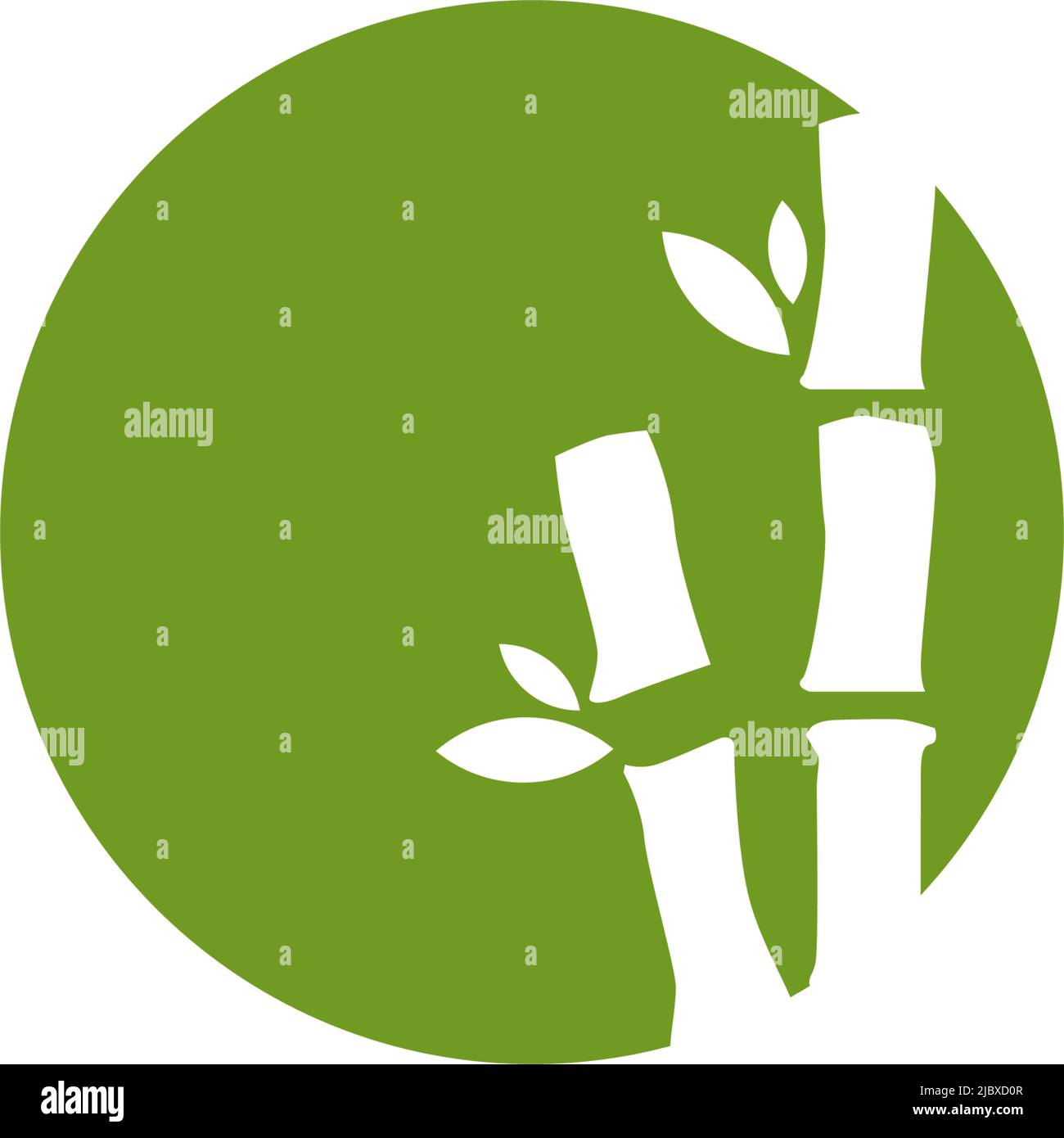 Bamboo icon logo design vector illustration template Stock Vector Image ...
