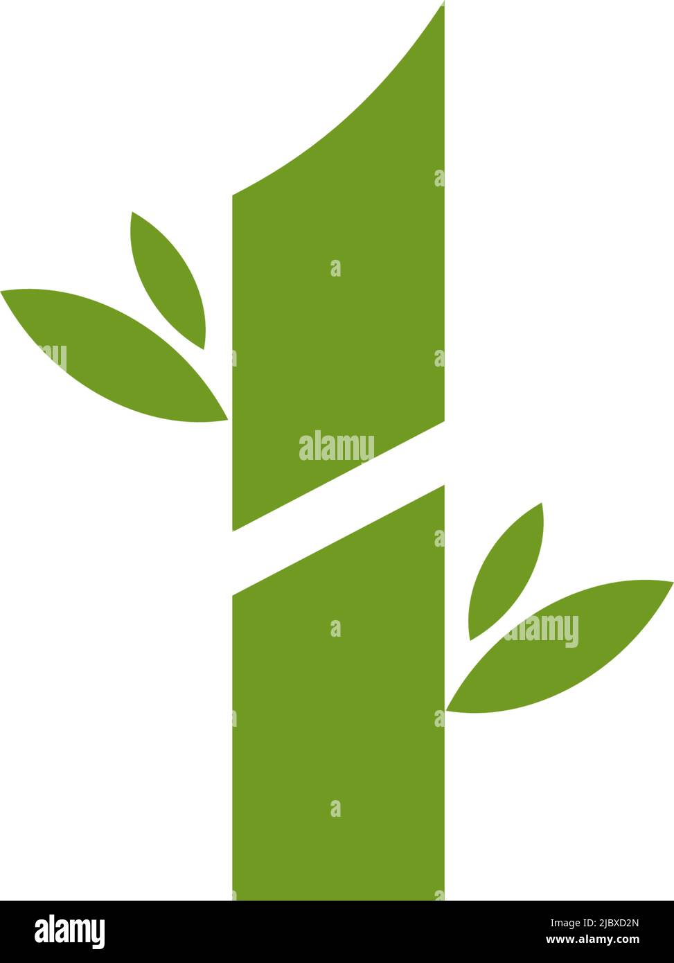 Bamboo icon logo design vector illustration template Stock Vector Image ...