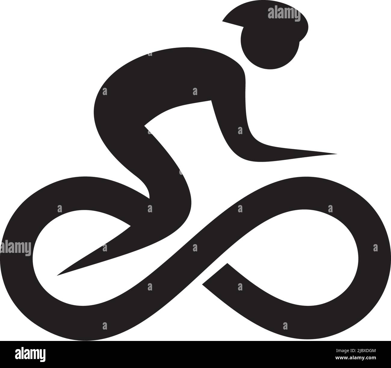 Bicycle icon logo design inspiration vector illustration template Stock ...