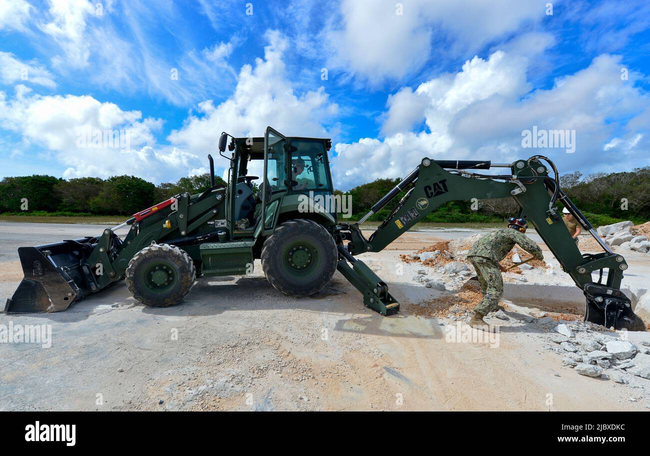 ANDERSON AIR FORCE BASE, Guam (June 8, 2022) Seabees assigned to Naval ...