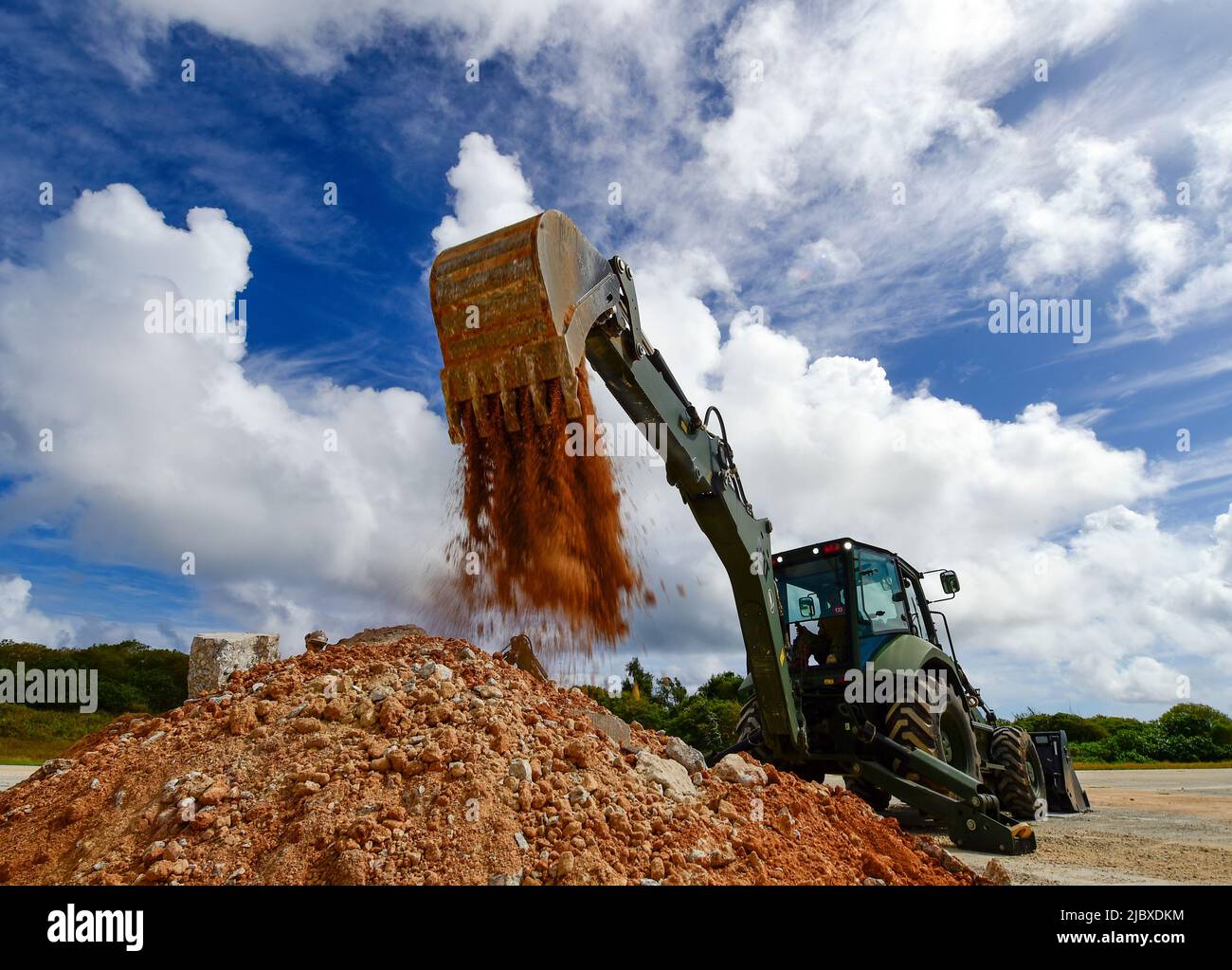 ANDERSON AIR FORCE BASE, Guam (June 8, 2022) Seabees assigned to Naval ...